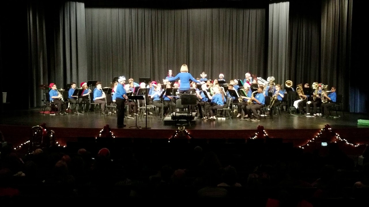 Allison Traditional Magnet Middle School Band Christmas 2017 6th Grade ...