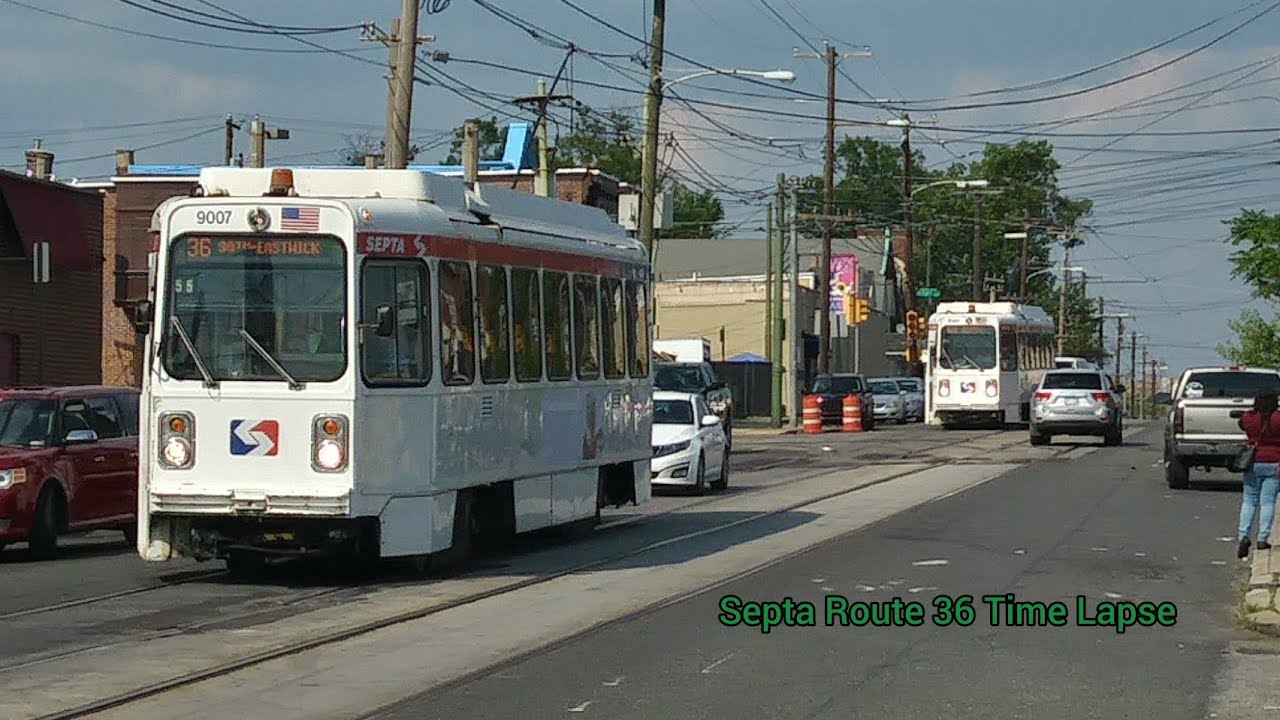 Septa Route 36 Time Lapse Video ( Full Ride) - YouTube