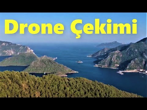 Drone çekimi Muğla Marmaris içmeler