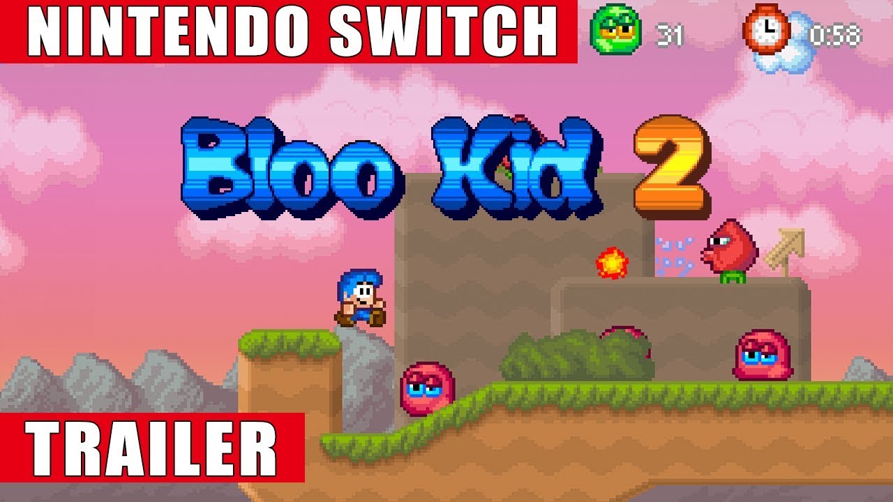 Bloo Kid 2 - Nintendo Switch Announcement Trailer - YouTube