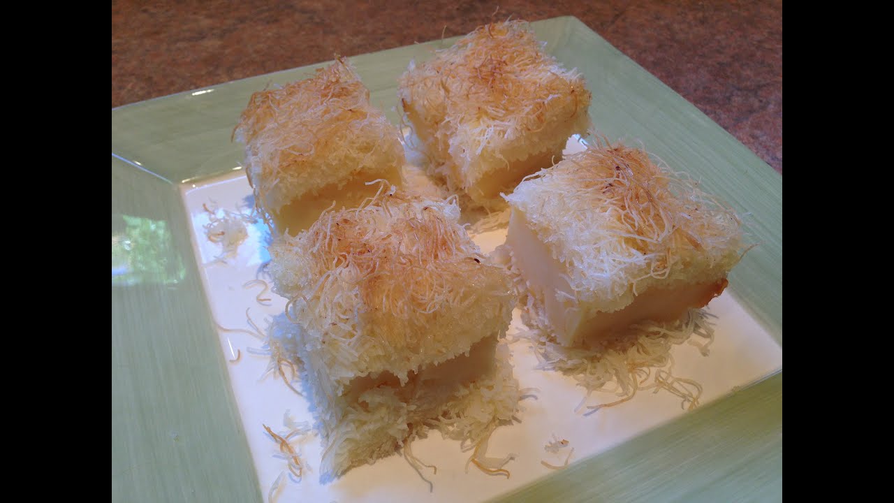 Kataifi: Shredded Phyllo with Custard - YouTube