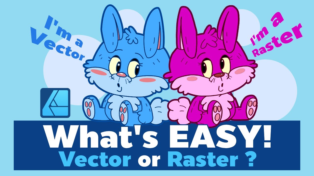 Affinity Designer : Easy Tips for Drawing in Vector and Raster - YouTube