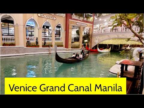 Walking tour in Venice Grand Canal Manila Philippines - YouTube