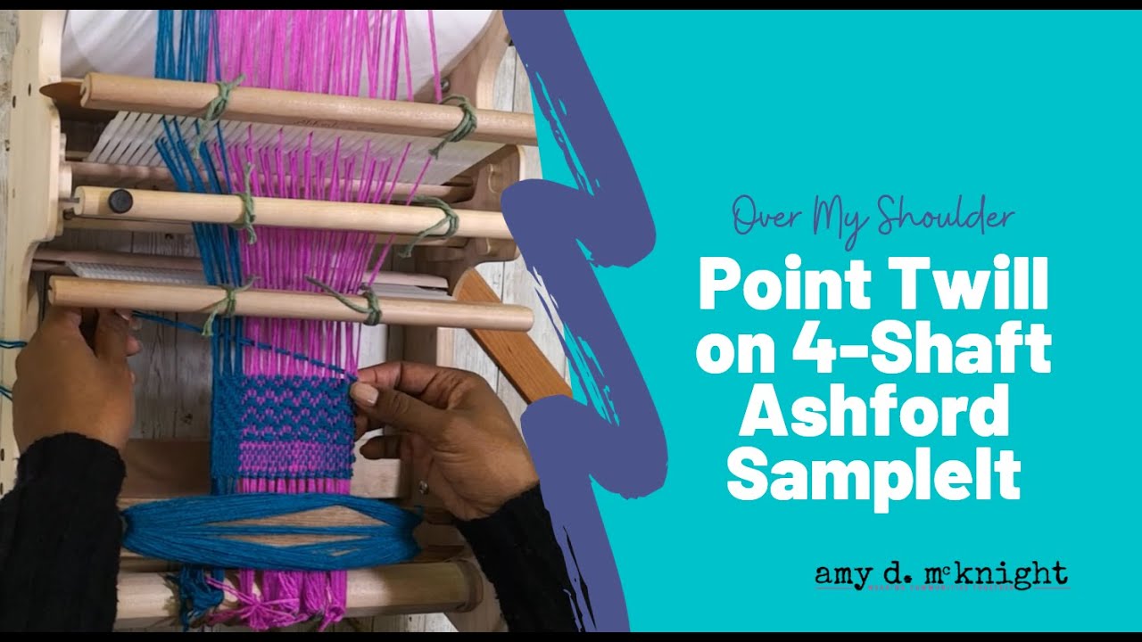 Over My Shoulder - Weaving Point Twill 4 Shaft on an Ashford SampleIt ...