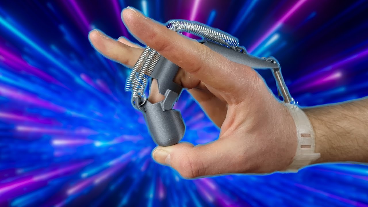 FINGER FLICK MACHINE 3D PRINT - YouTube