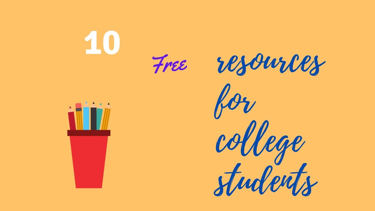 10 Free Online Resources for College Students - YouTube
