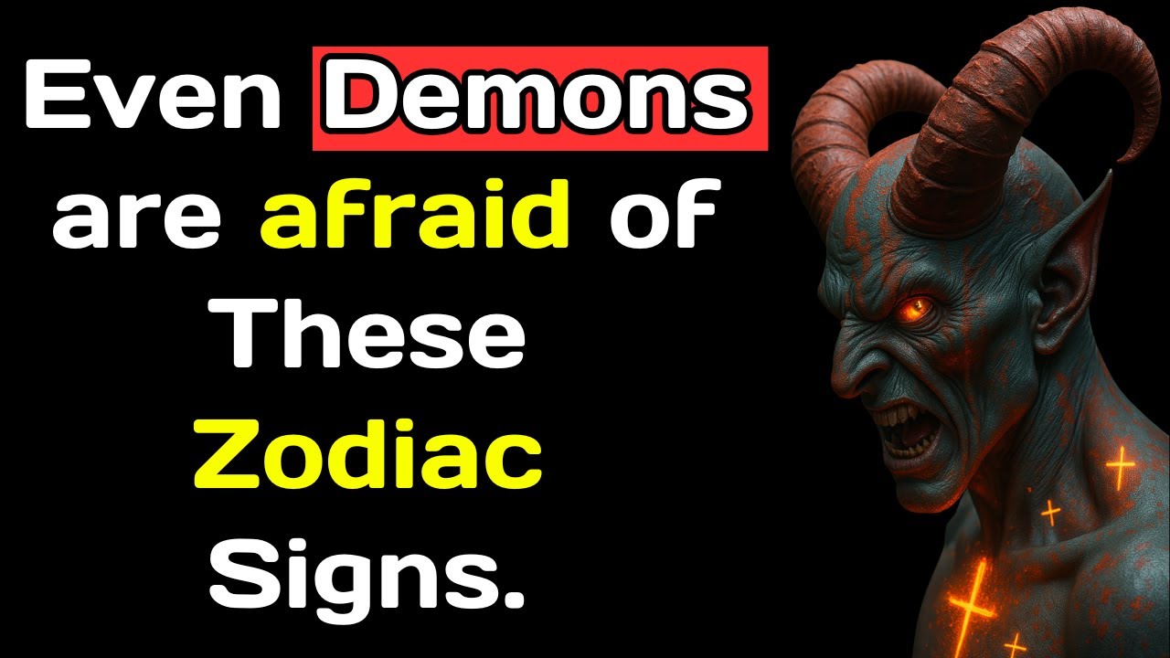 Even Demons are afraid of These Zodiac Signs. They have powerful Energy ...
