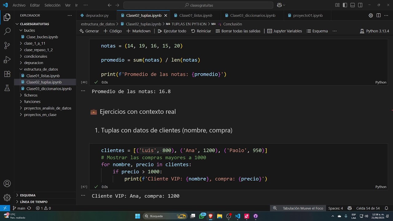 Tuplas con Python - YouTube