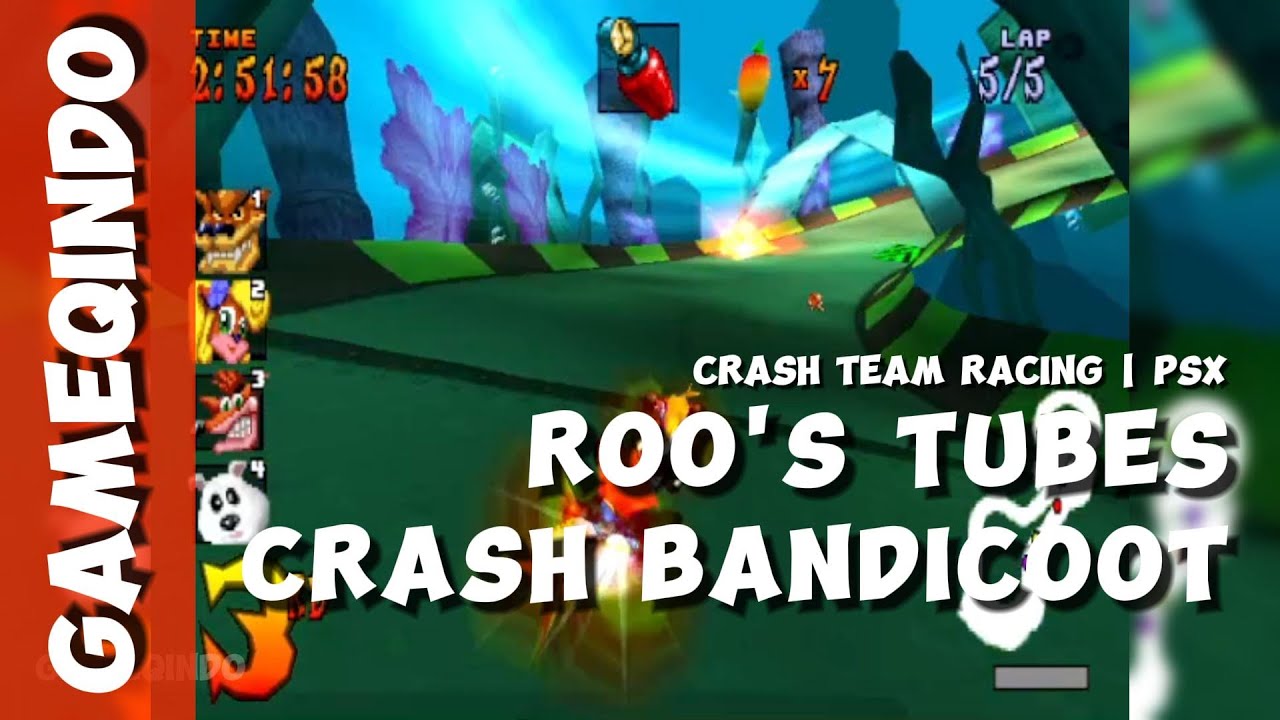CRASH Team Racing | ROO'S TUBES | Crash Bandicoot | PSX - YouTube