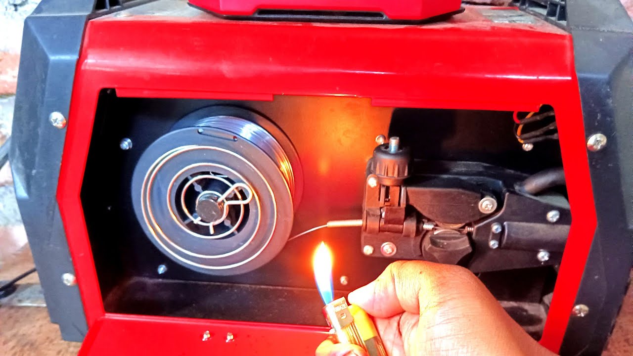 How to install flux core wire on mag welding machine #fabrication # ...