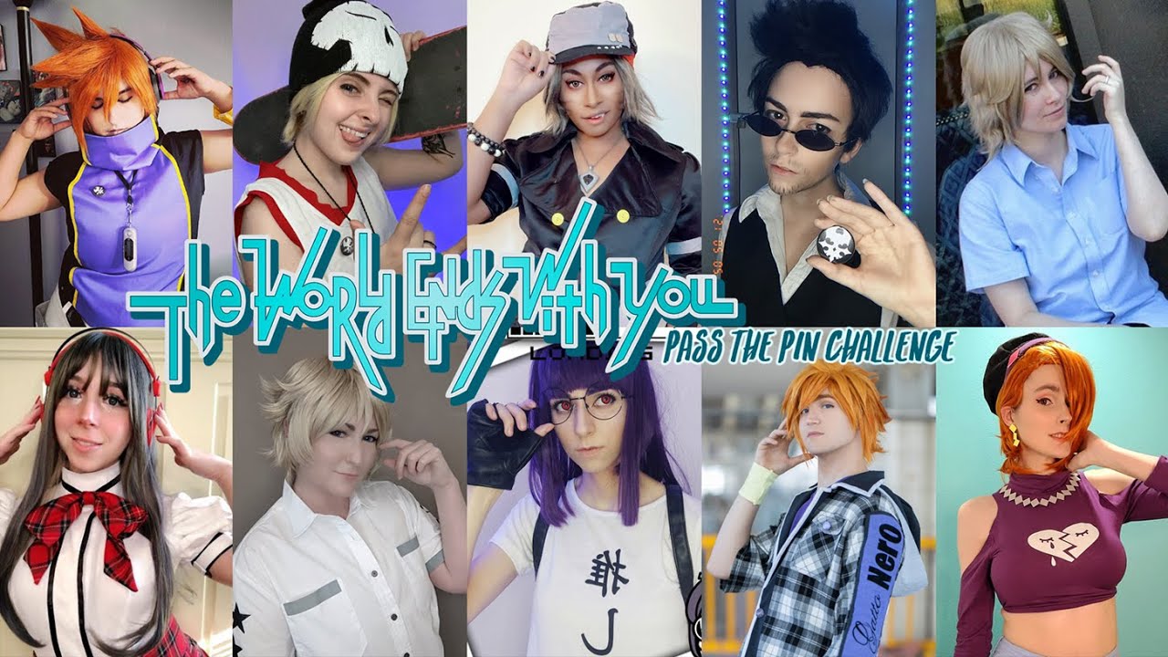 The World Ends With You -- Pass the Brush Cosplay Challenge - YouTube