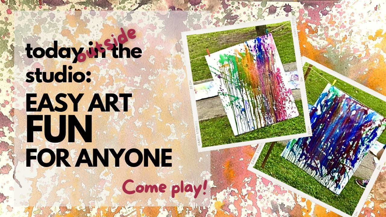 Easy art fun for ANYONE! - YouTube