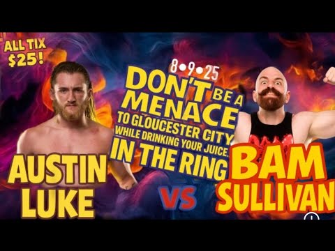 IWA Vintage(8/9/25) BAM SULLIVAN VS AUSTIN LUKE! - YouTube
