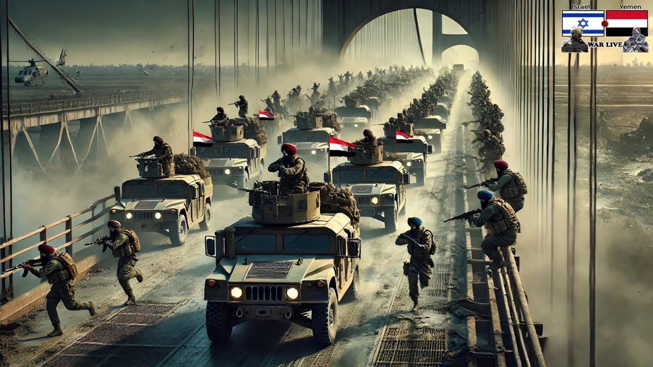 March 7 NIGHT RAID! Israeli Helicopters Bomb Yemeni Military Convoy on ...