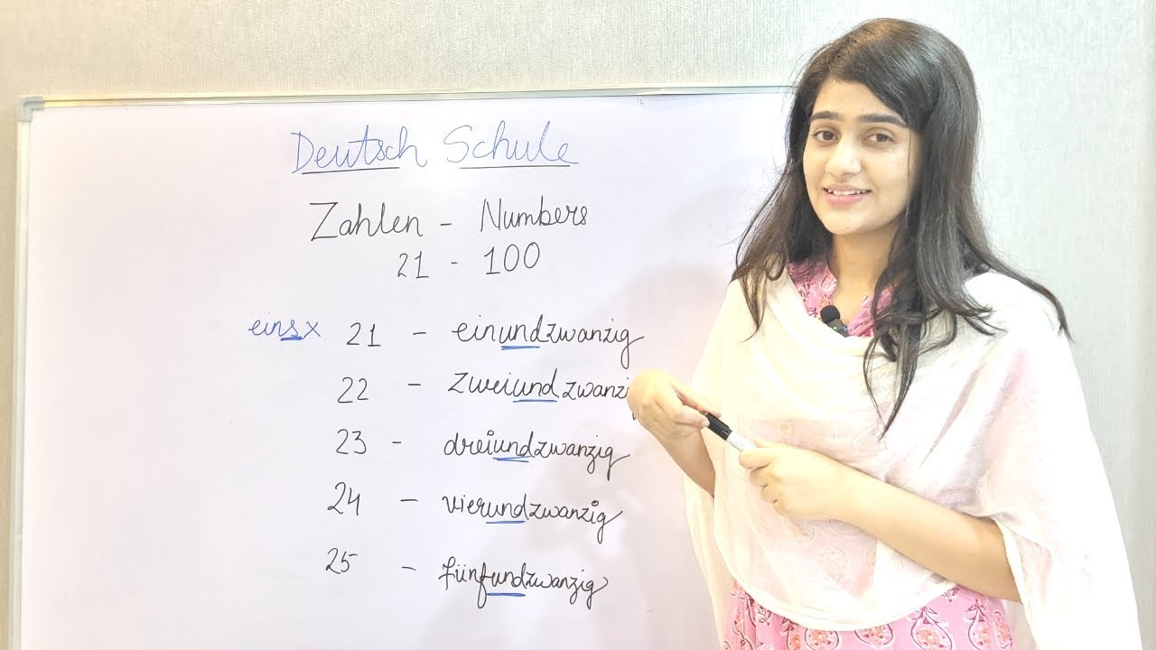 German A1 | Zahlen 21-100 | Numbers | German for beginners - YouTube