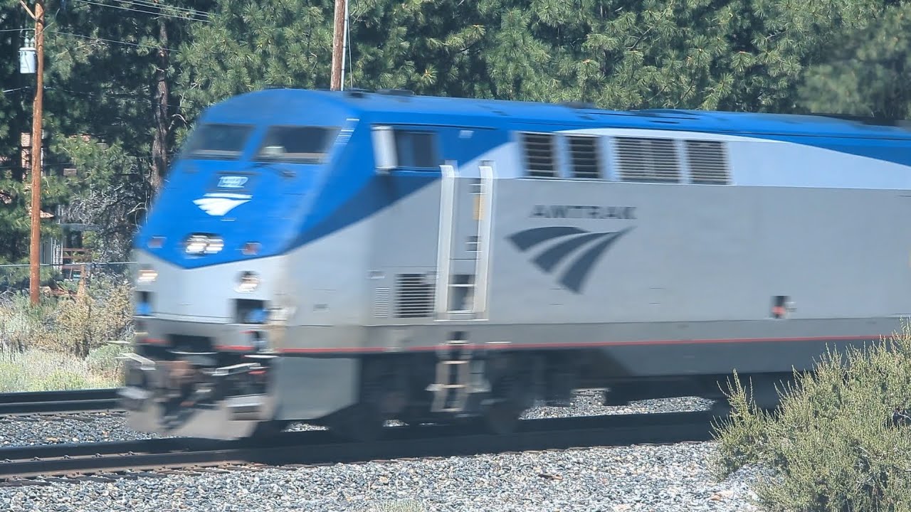 Amtrak's Westbound California Zephyr #5, Verdi, Nevada, 8/26/24 - YouTube