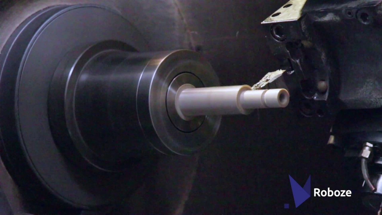 Mechanical Post Processing of Roboze PEEK - YouTube