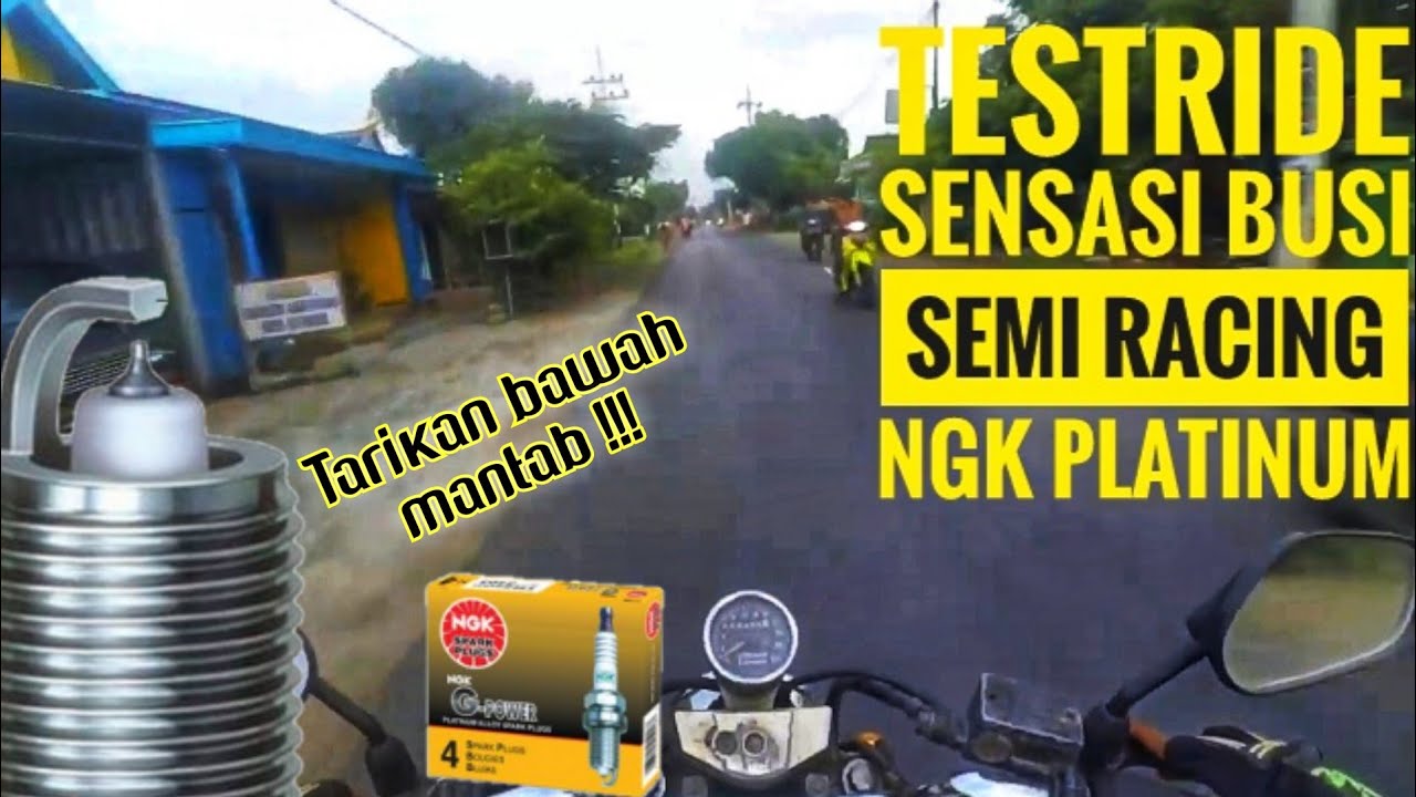 BUSI PLATINUM NGK 30RIBUAN DI MEGAPRO PRIMUS -TEST RIDE TARIKAN JADI ...