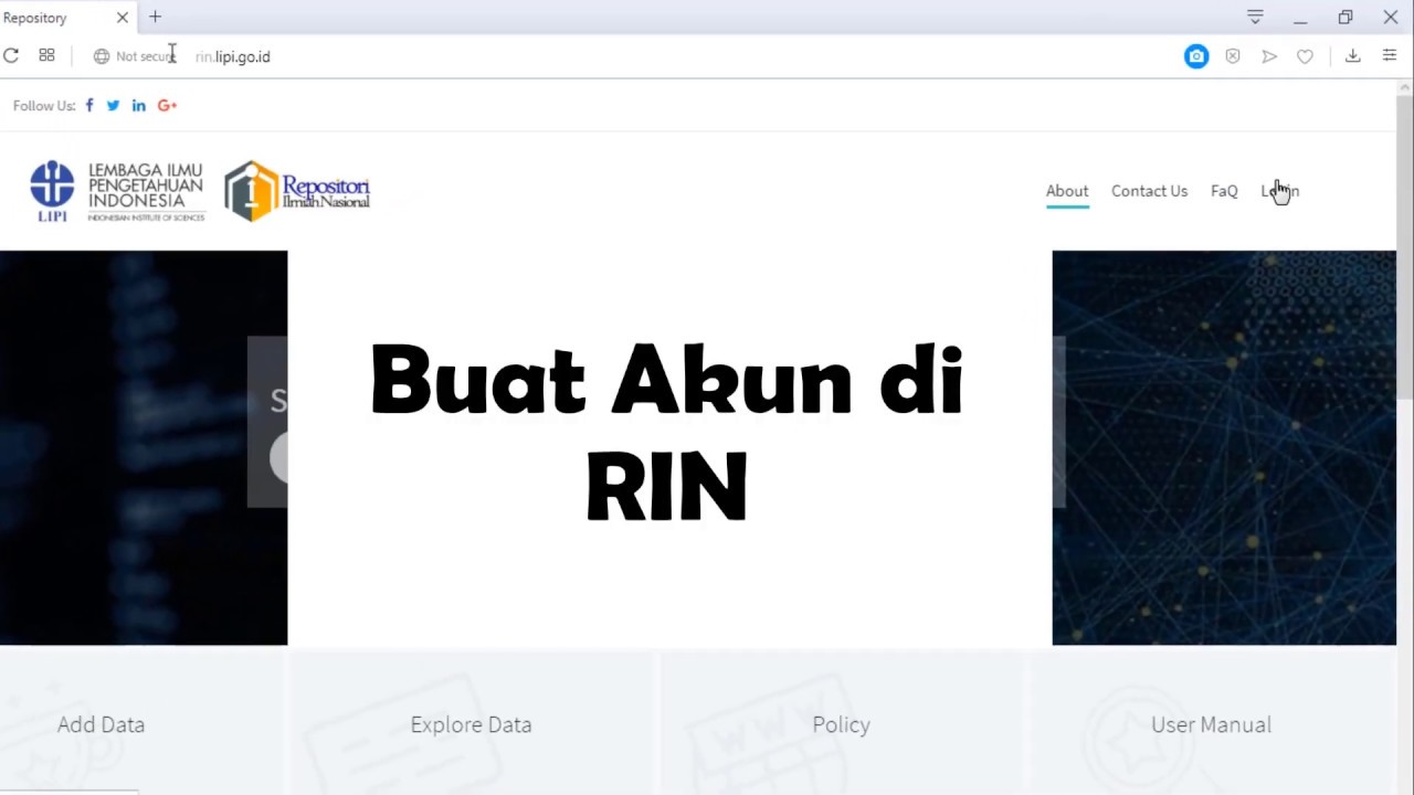 Repository Tutorial RIN: sign up, pengajuan pembuatan dataverse, dan ...