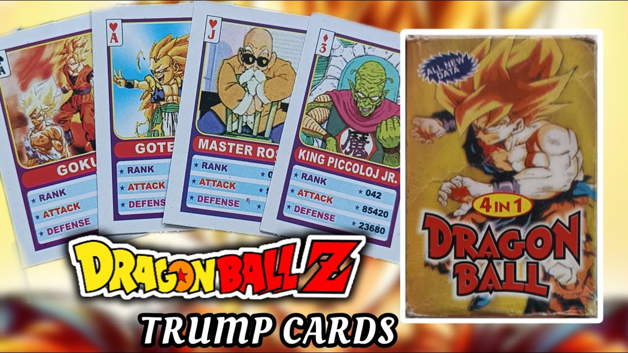 Dragon Ball Z OLD Trump Set ⚡ - YouTube