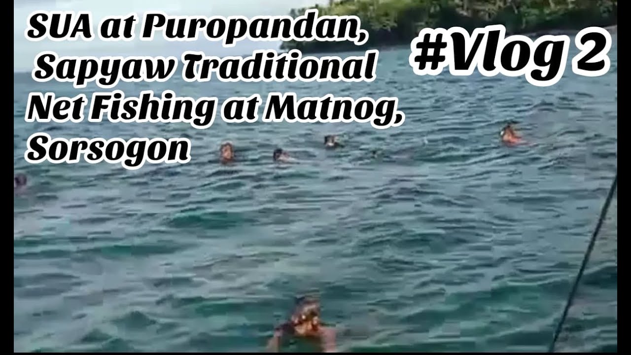 Vlog 2: SUA at Puropandan, Sapyaw Traditional Net Fishing at Matnog ...