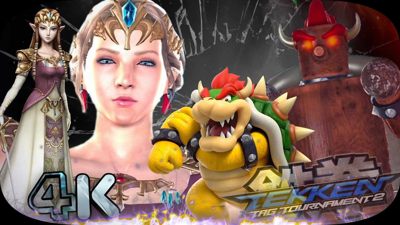 Angel ( Zelda) & Mokujin ( Bowser ) Ultra Hard UHD 4K 60 FPS - YouTube