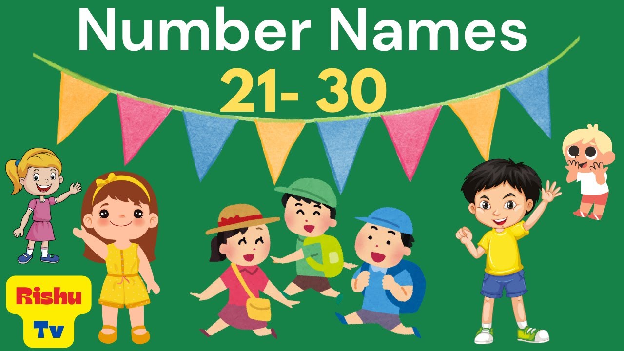 Number Names | Number spelling | Numbers 21 to 30 | Number Names 21 ...
