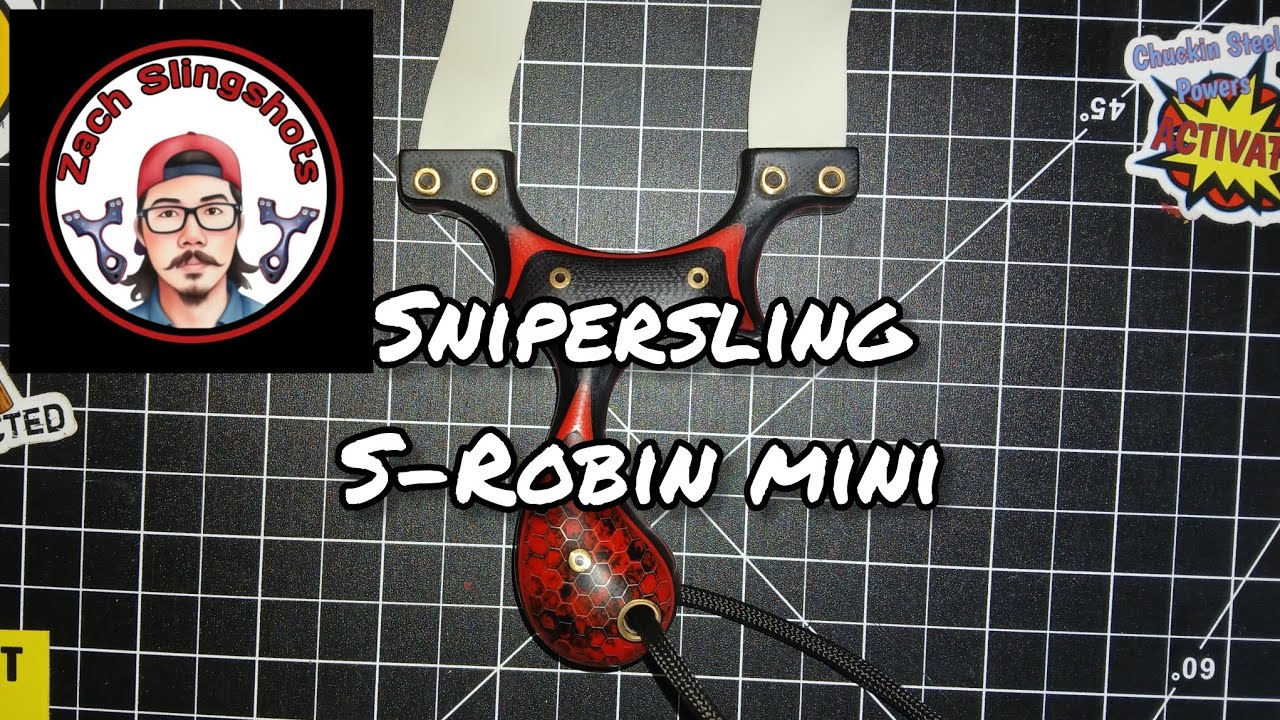 First Shots with the S-Robin mini from @Snipersling Slingshots # ...