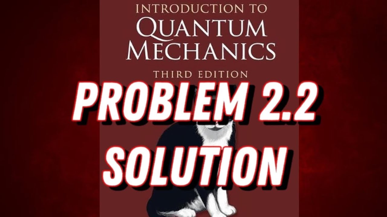 Griffith Quantum Mechanics Solution 2.2: Normalization for E less than Vmin - YouTube