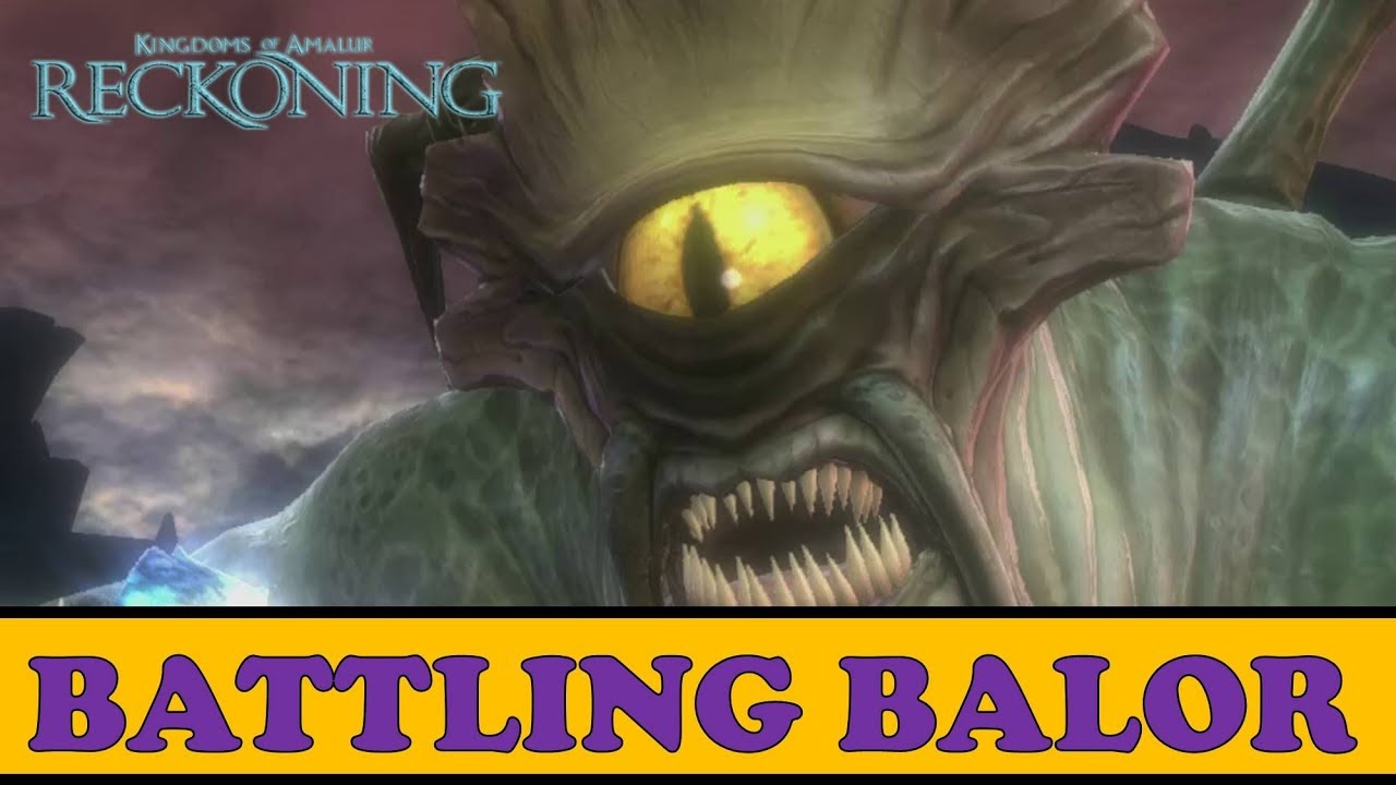 Fighting Balor | Kingdoms of Amalur: Reckoning - YouTube