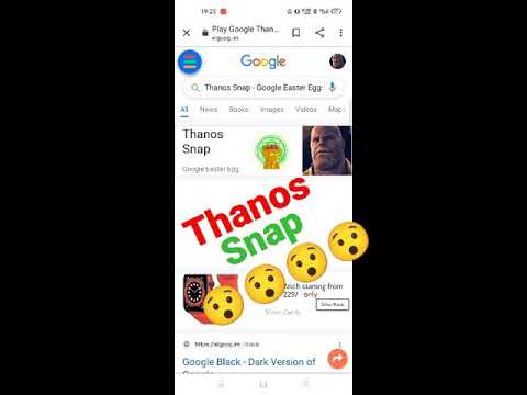 Thanos snap - Google easter eggs #thanos #avengers #thanosgauntlet # ...