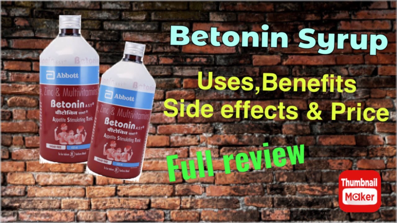 Betonin syrup // Uses // Benefit // Side effect & Price best review ...