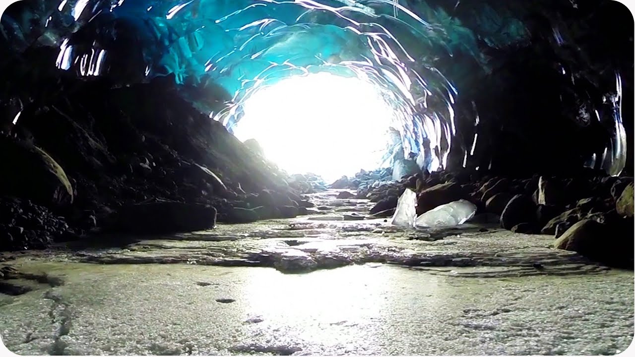 INCREDIBLE Alaskan Ice Caves | Drone Explorer - YouTube
