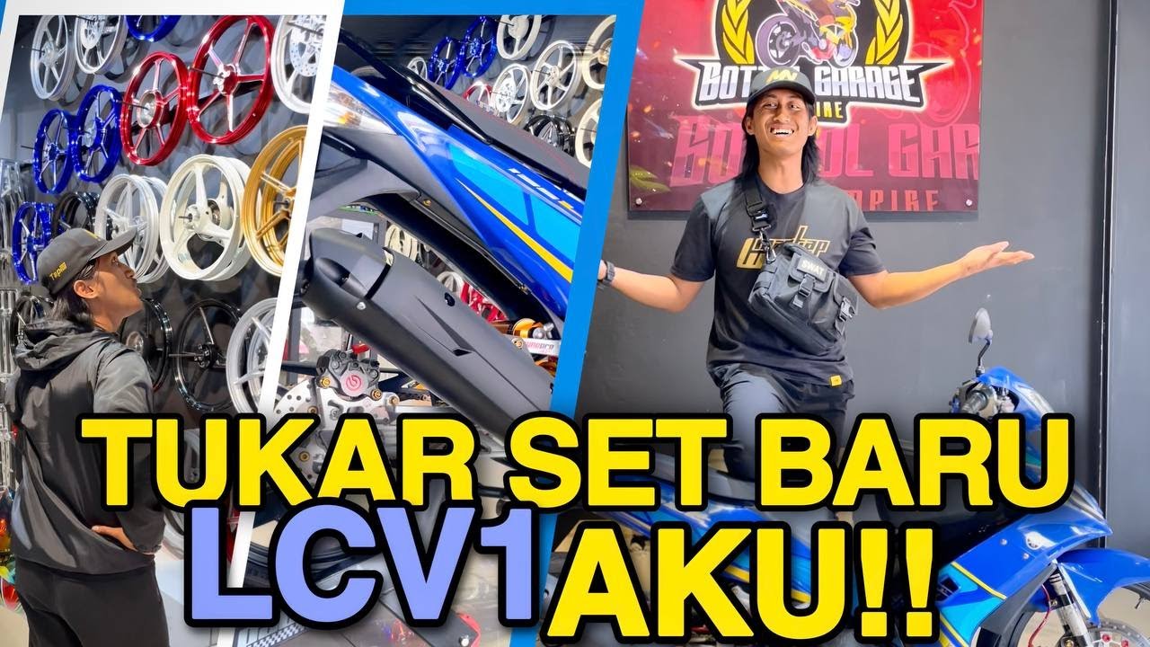 TUKAR LAGI SET BARU UNTUK LCV1 AKU DEKAT BOTTLE GARAGE! | PART 41 - YouTube