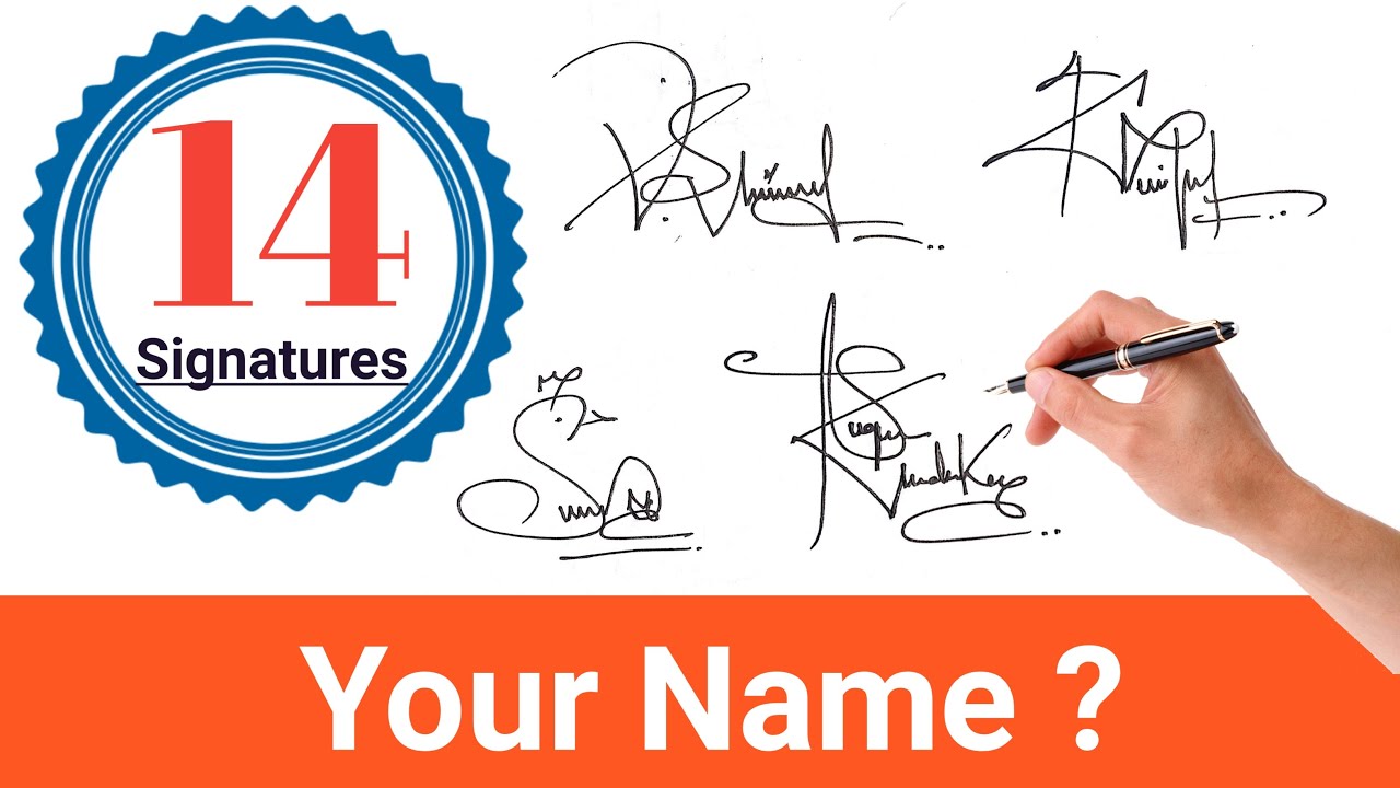 ️ How To Write A Signature | Signature Of My Name | Best Signature ...