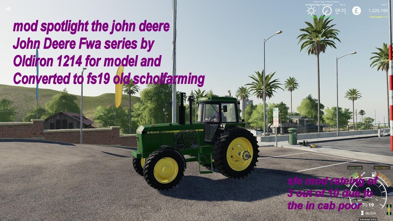 farming simulator 19 mod spotlight john deere old iorn - YouTube
