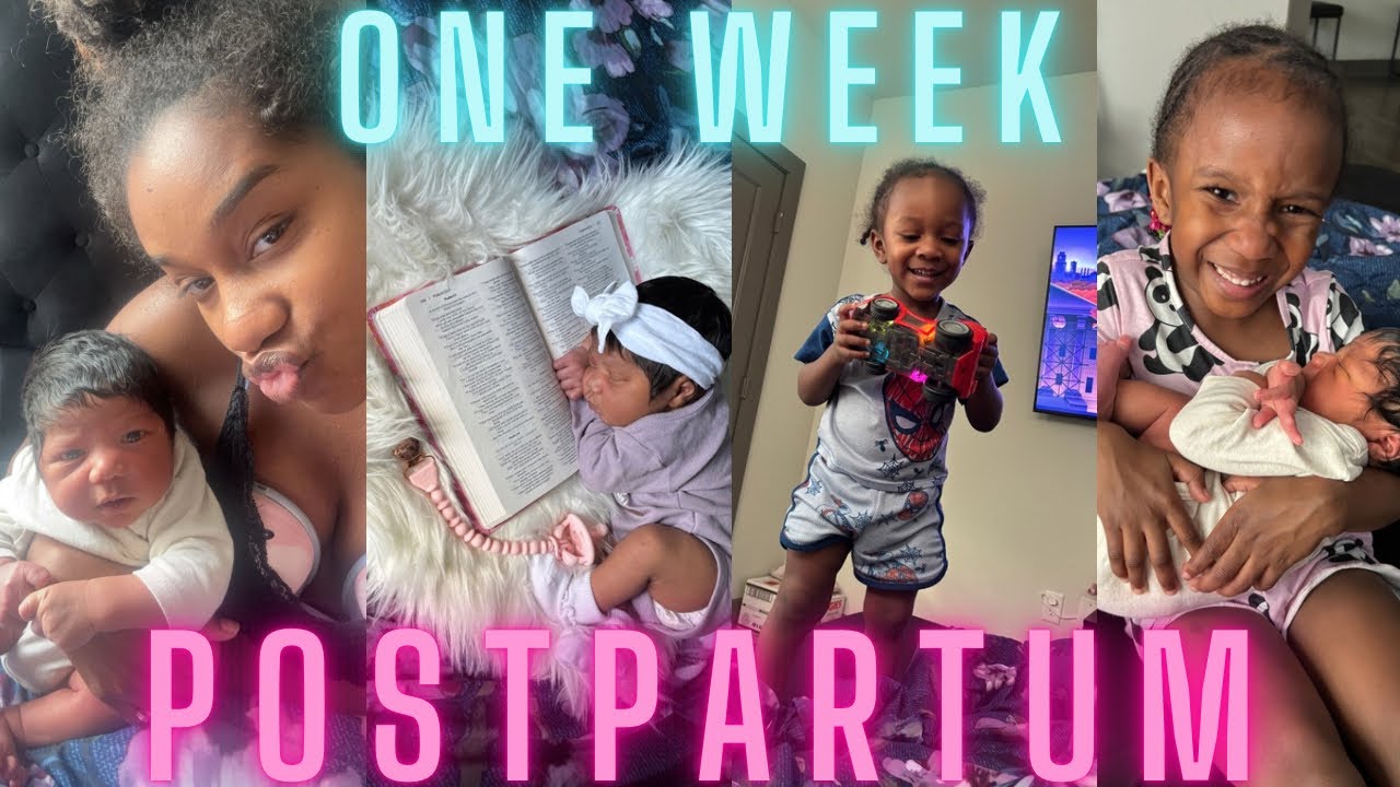 Realistic 1 Week Postpartum Vlog + Postpartum Depression ...