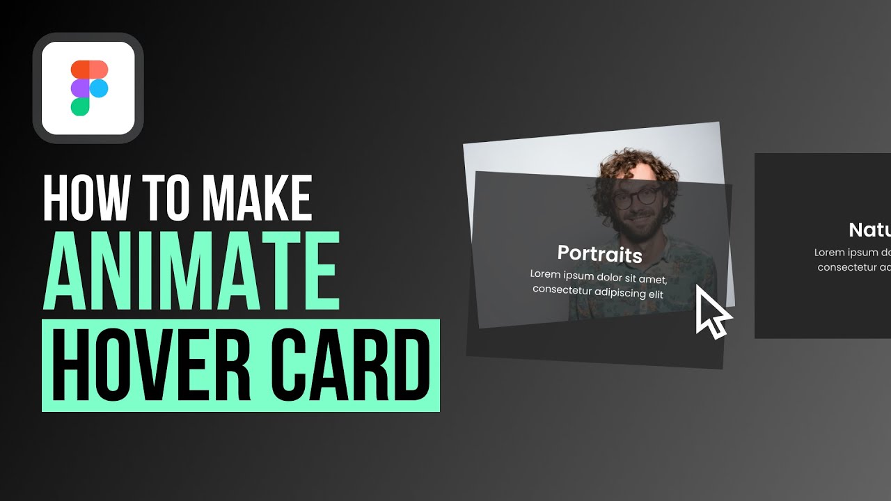 How to make…. Animate Hover Card | Figma Tutorial - YouTube