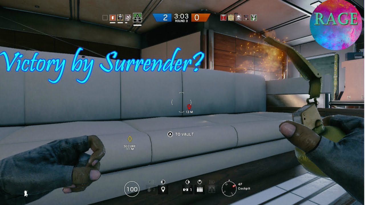 Victory by Surrender? - Rainbow Six SIEGE Xbox - YouTube