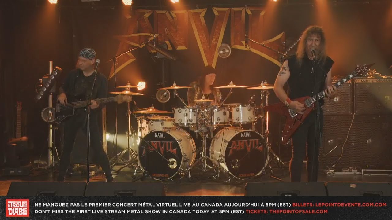 Anvil en concert virtuel à Québec - YouTube