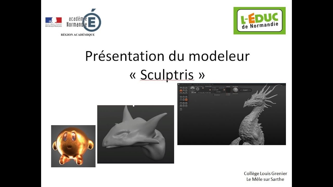 Découverte du modeleur 3D "Sculptris" - YouTube