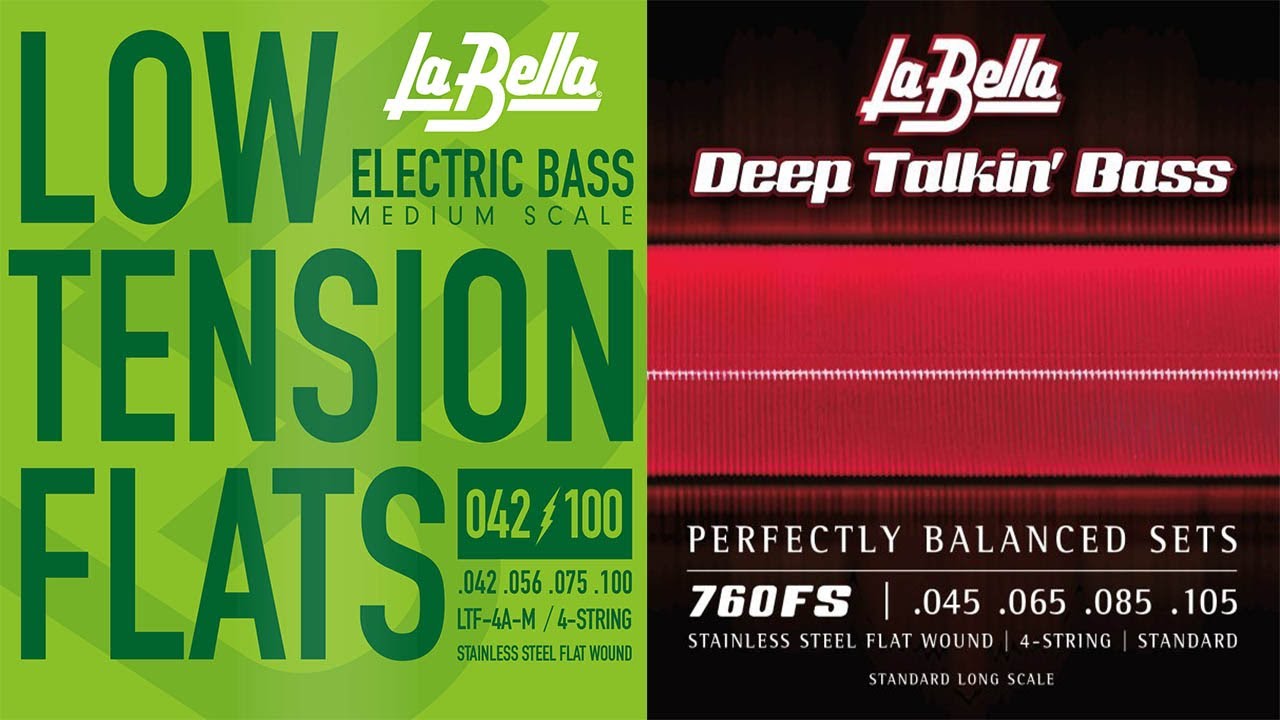 La Bella Low Tension VS Deep Talkin | Bass Flatwound Strings Comparison ...