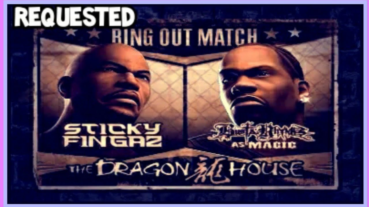 Def Jam Fight For NY: [ONE ON ONE] STICKY FINGAZ VS BUSTA RHYMES (4K 60 ...