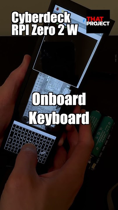 My Cyberdeck with Raspberry Pi Zero 2 W! #Cyberdeck #ThatProject - YouTube