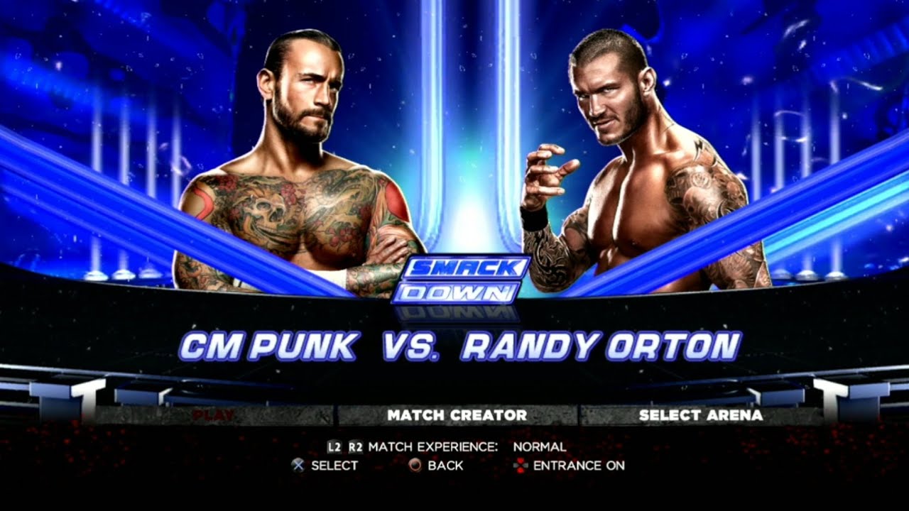 WWE '13 - CM Punk vs. Randy Orton - YouTube