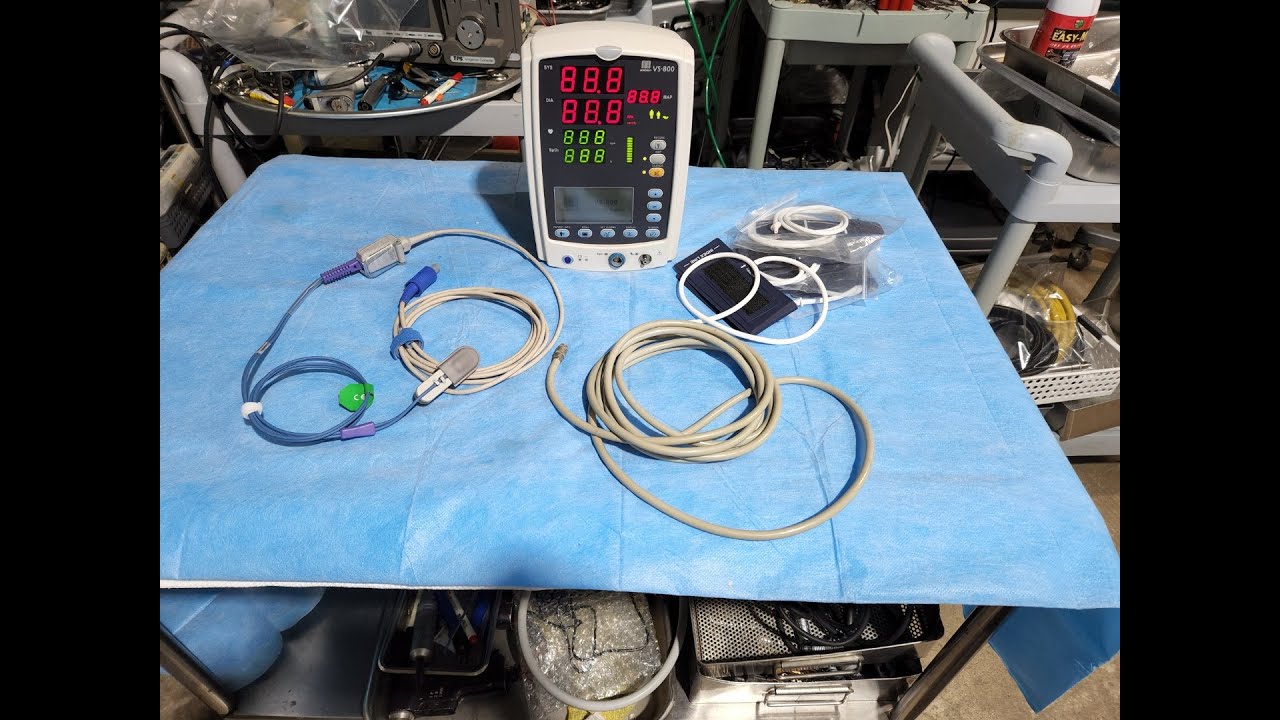 Mindray VS-800 Vital Signs Monitor - YouTube