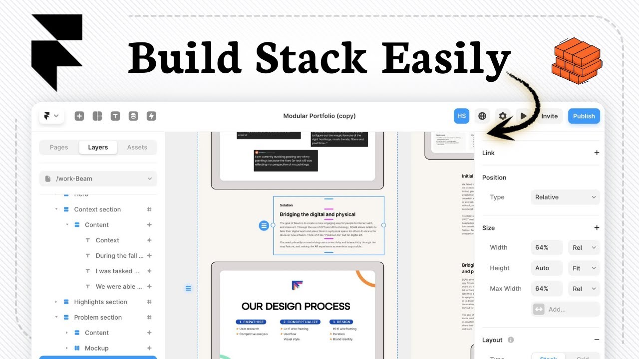 How to create a stack in Framer (Stack Made Simple) - YouTube