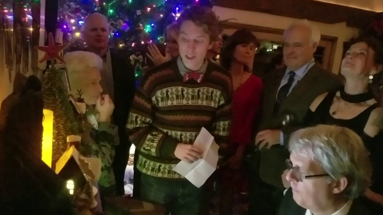 Ben Belinski Singing @ Ferguson Christmas Party - YouTube