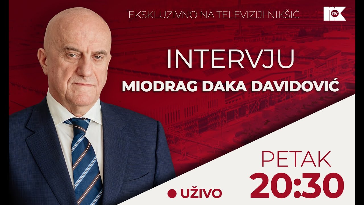 UŽIVO - INTERVJU: Miodrag Daka Davidović - YouTube