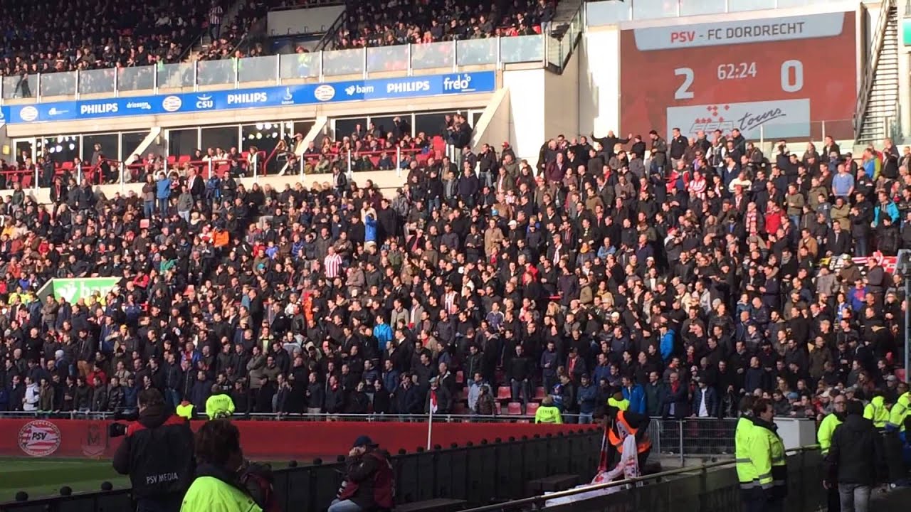 PSV Support: Sfeermovie PSV - FC Dordrecht : 22-02-2015 : 3-0 - YouTube